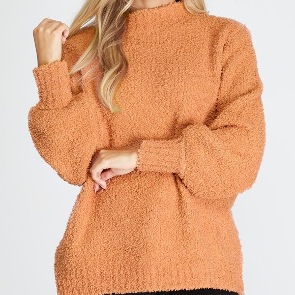 She + Sky | Tops | Nwt She Sky Super Soft Top In Dusty Peach | Poshmark